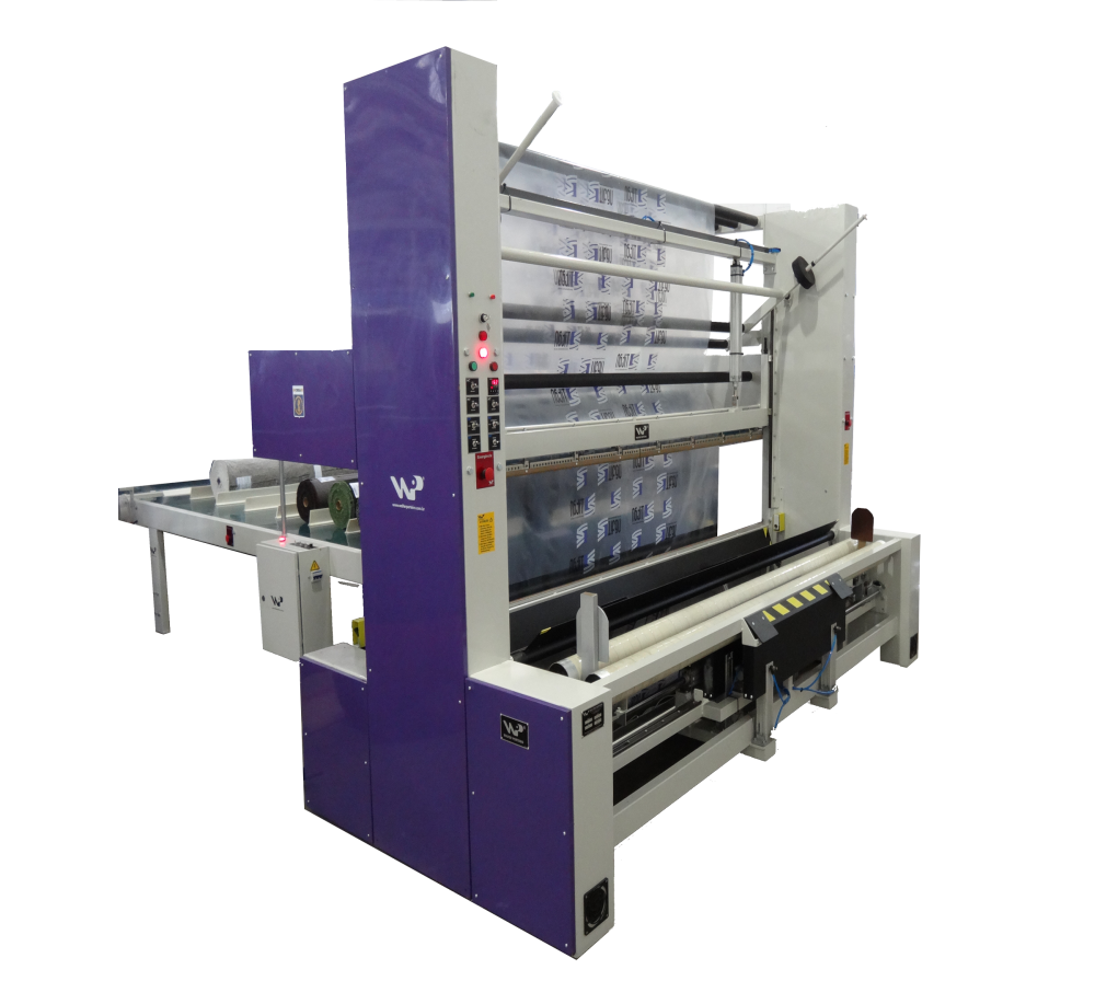Embaladora automática de rolos de tecidos - Modelo AWX